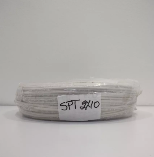 Cable Spt #2x10 Blanco 600v Cablesca - Todoelectrico Valencia
