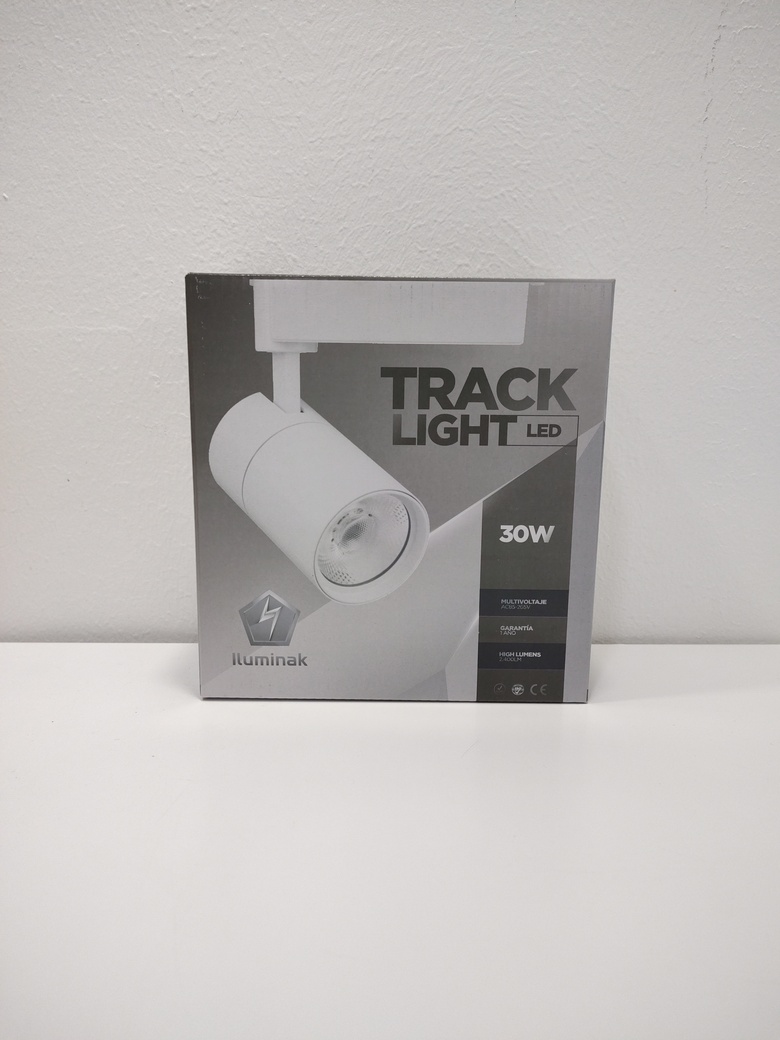 Aplique Led Riel Track Light 30w Blanca, Iluminak (cod.2008 ...