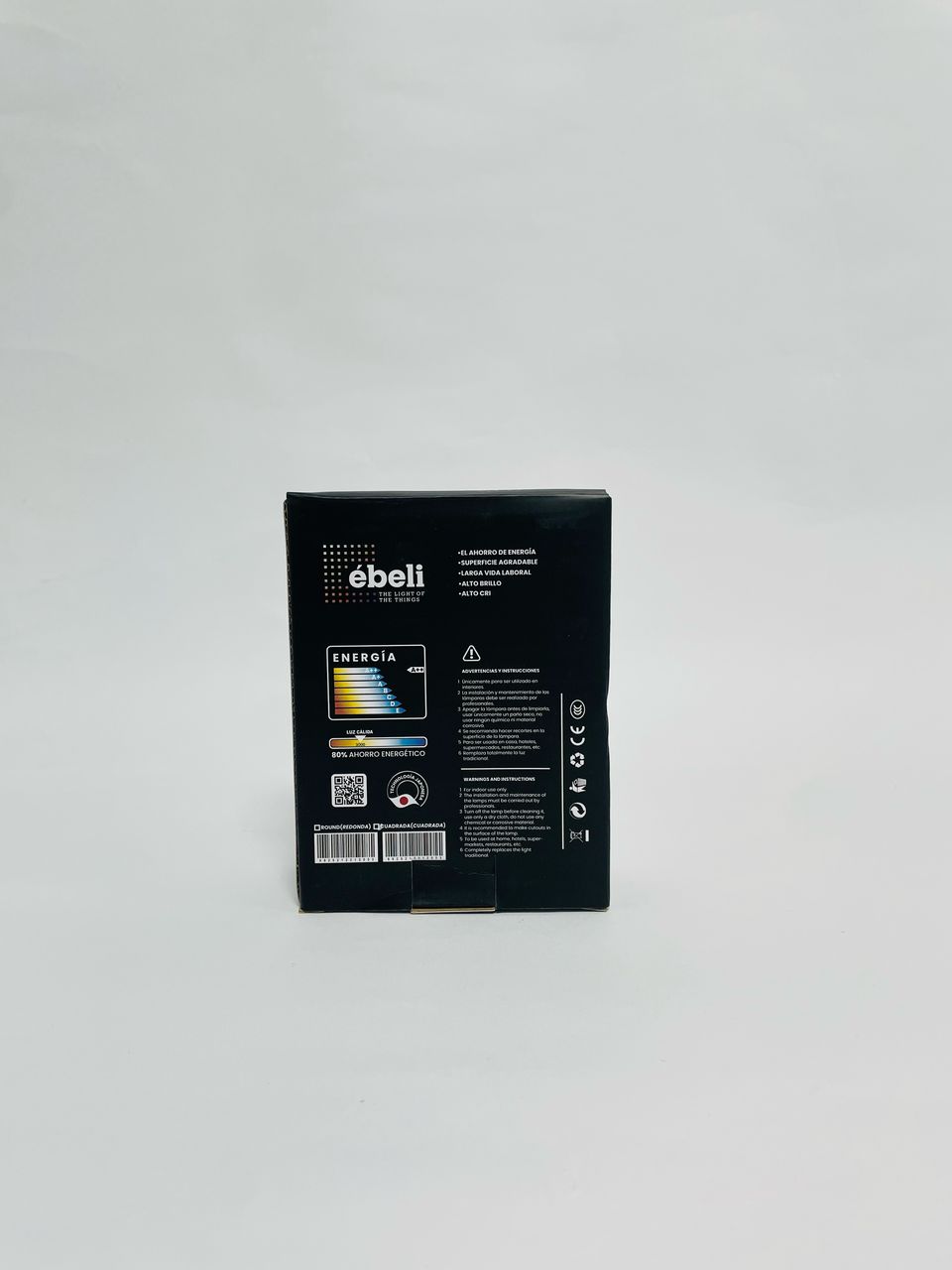 Panel Empotrable Cuadrado 3W 3K. Ebeli (cod.1098) - Todoelectrico Valencia