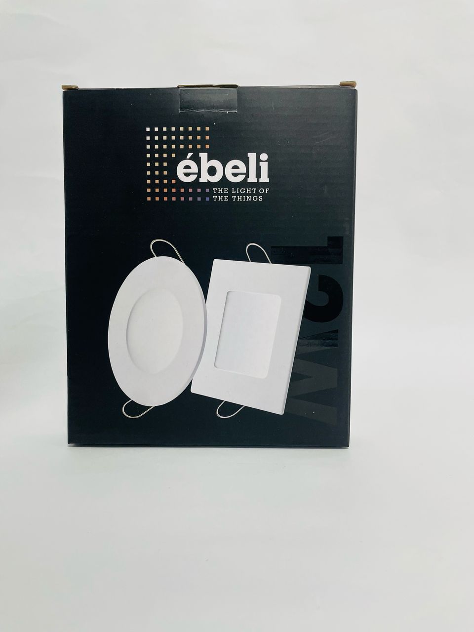 Panel Empotrable Cuadrado 12W 3K. Ebeli (cod.1100) - Todoelectrico Valencia