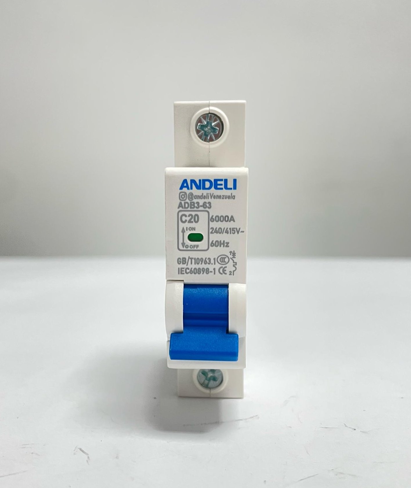 Breaker Termomagnético 1X20amp, Andeli (cod.2093) - Todoelectrico Valencia